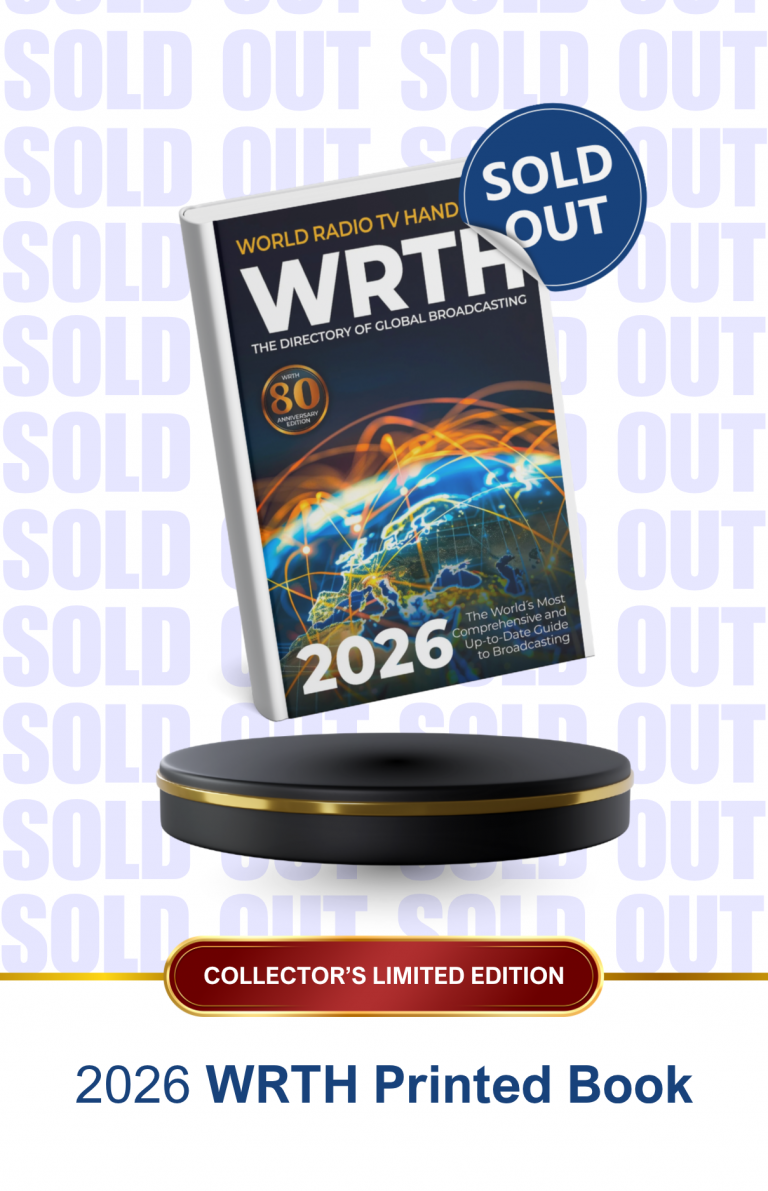 Buy WRTH 2026 Edition | 80th Anniversary World Radio TV Handbook